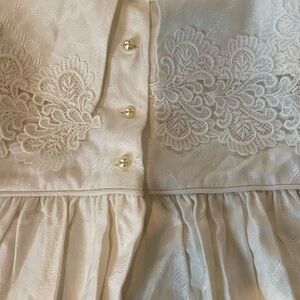 Sarah Kent | Dresses | Vintage Offwhite Dreas With Lace | Poshmark